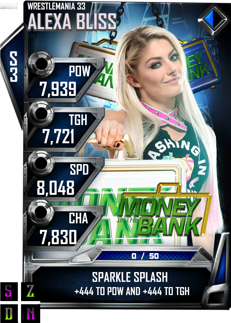 Download 9 Aug Alexa Bliss Wwe Supercard Png Image With No Background