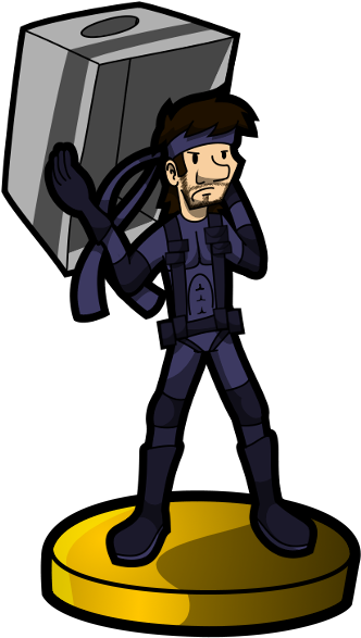 Download Solid Snake - Cartoon PNG Image with No Background - PNGkey.com