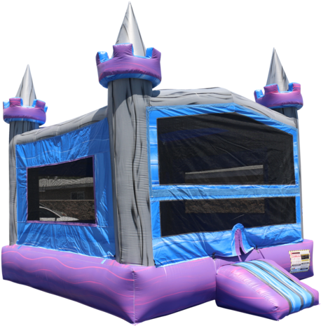 Download Crystal Castle Bounce House - Inflatable Castle PNG Image with ...