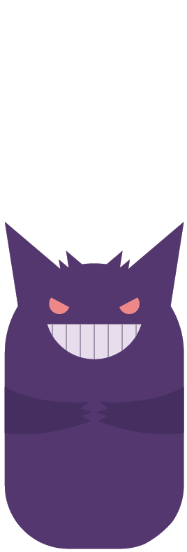 Download Pokemon- 094 Gengar PNG Image with No Background - PNGkey.com