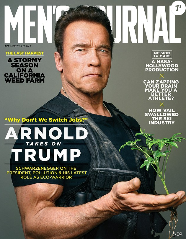 Download Arnold Schwarzenegger En Couverture Du Magazine " - Men's ...