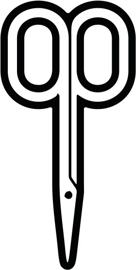 Download Scissors - Line Art PNG Image with No Background - PNGkey.com