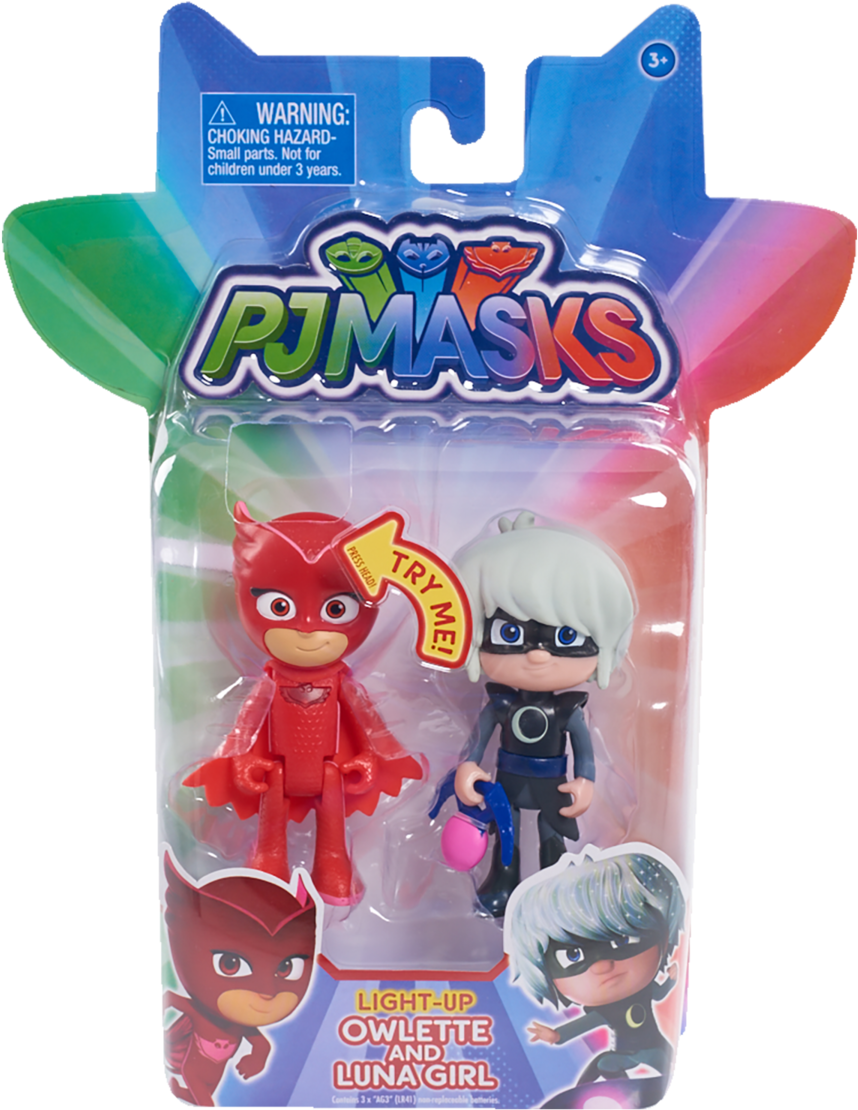 Download Pj Masks Light Up Figure Pack - Pj Masks Figure Set PNG Image ...