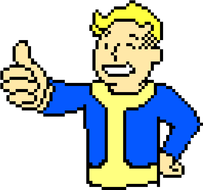 Fallout Logo Transparent Vault Boy Clipart Large Size Png Image My