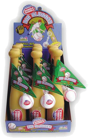 Dubble Bubble Big Slugger Baseball Bat With Gumballs - Dubble Bubble ...