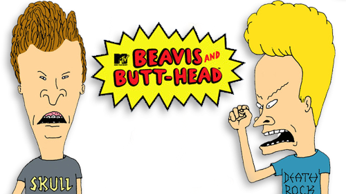 Beavis And Butt-head Tv Show Image With Logo And Character - Beavis And ...