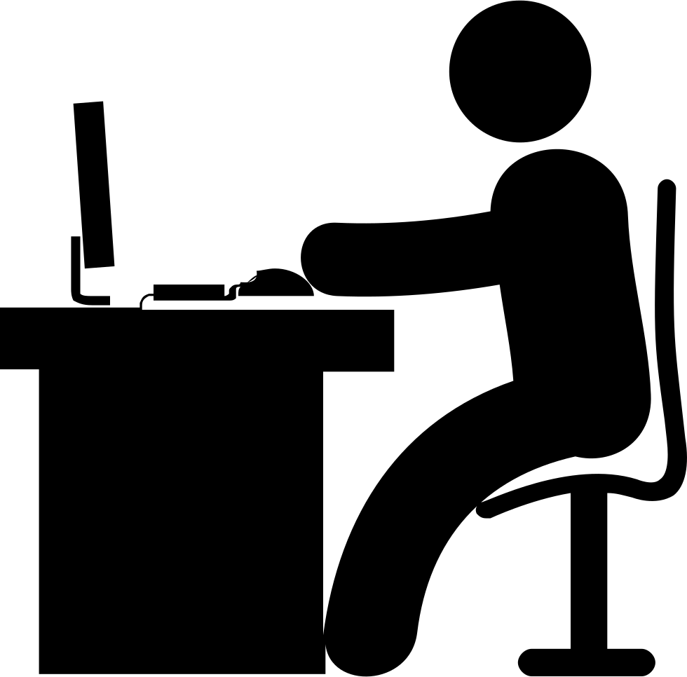 Download Computer, Workplace Icon - People Working Icon Png PNG Image ...