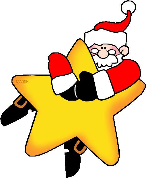 Christmas Star Clip Art Clipart Santa Claus Christmas - Christmas Star ...
