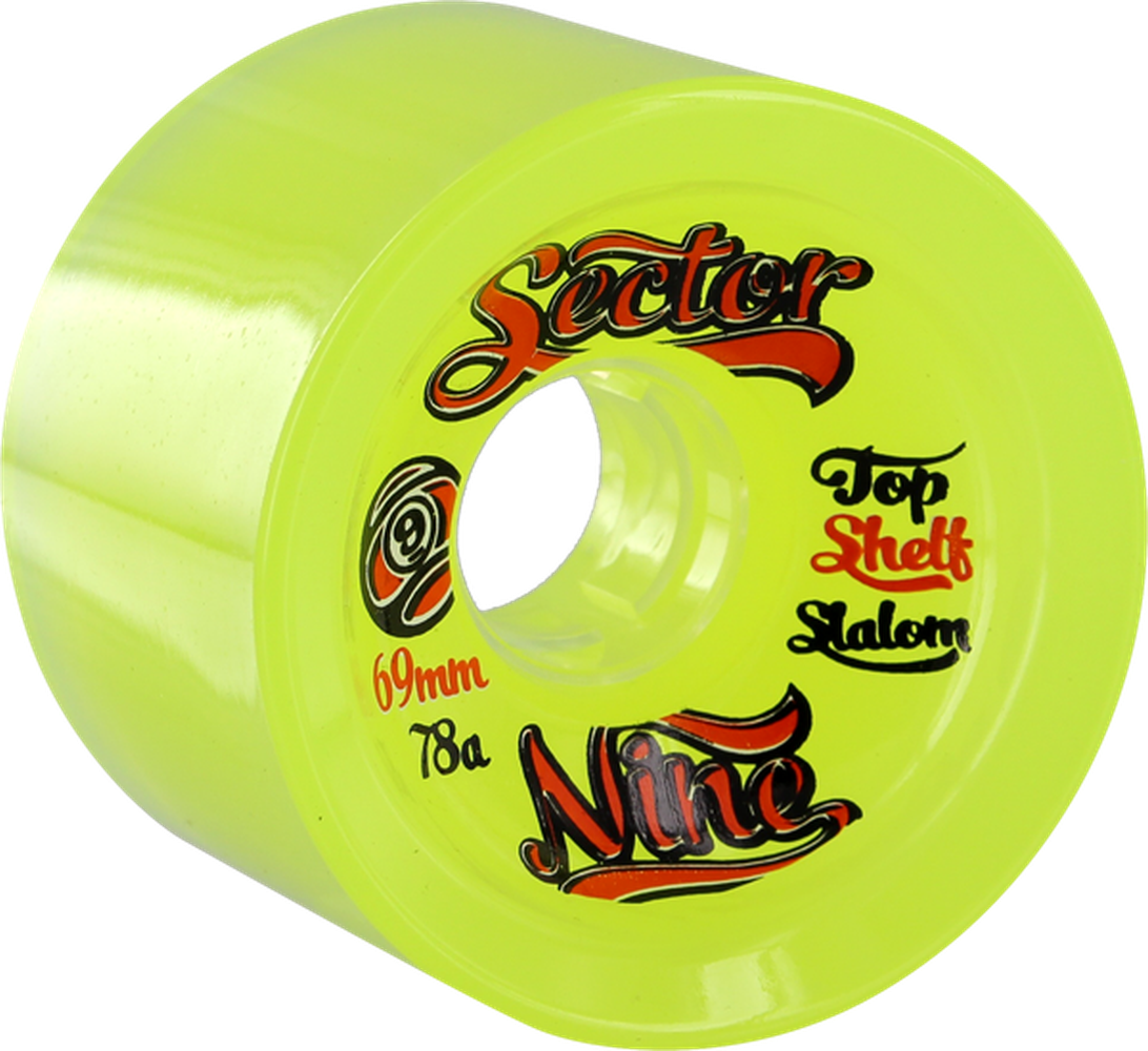 Download Sector 9 9ball Topshelf Slalom 69mm Lime Yel/org 78a - Sector ...