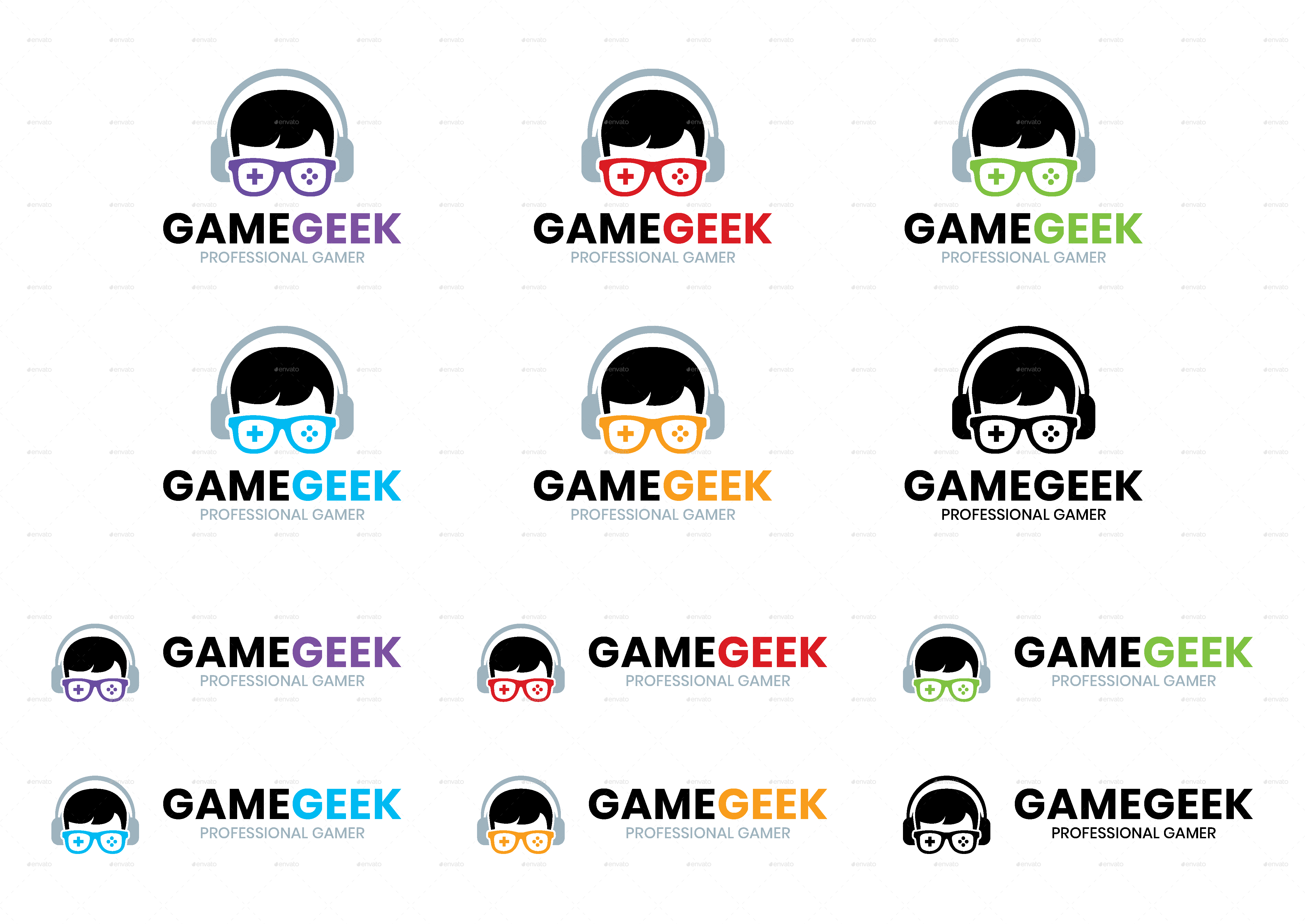 Download Game Geek Logo Template - Circle PNG Image with No Background ...