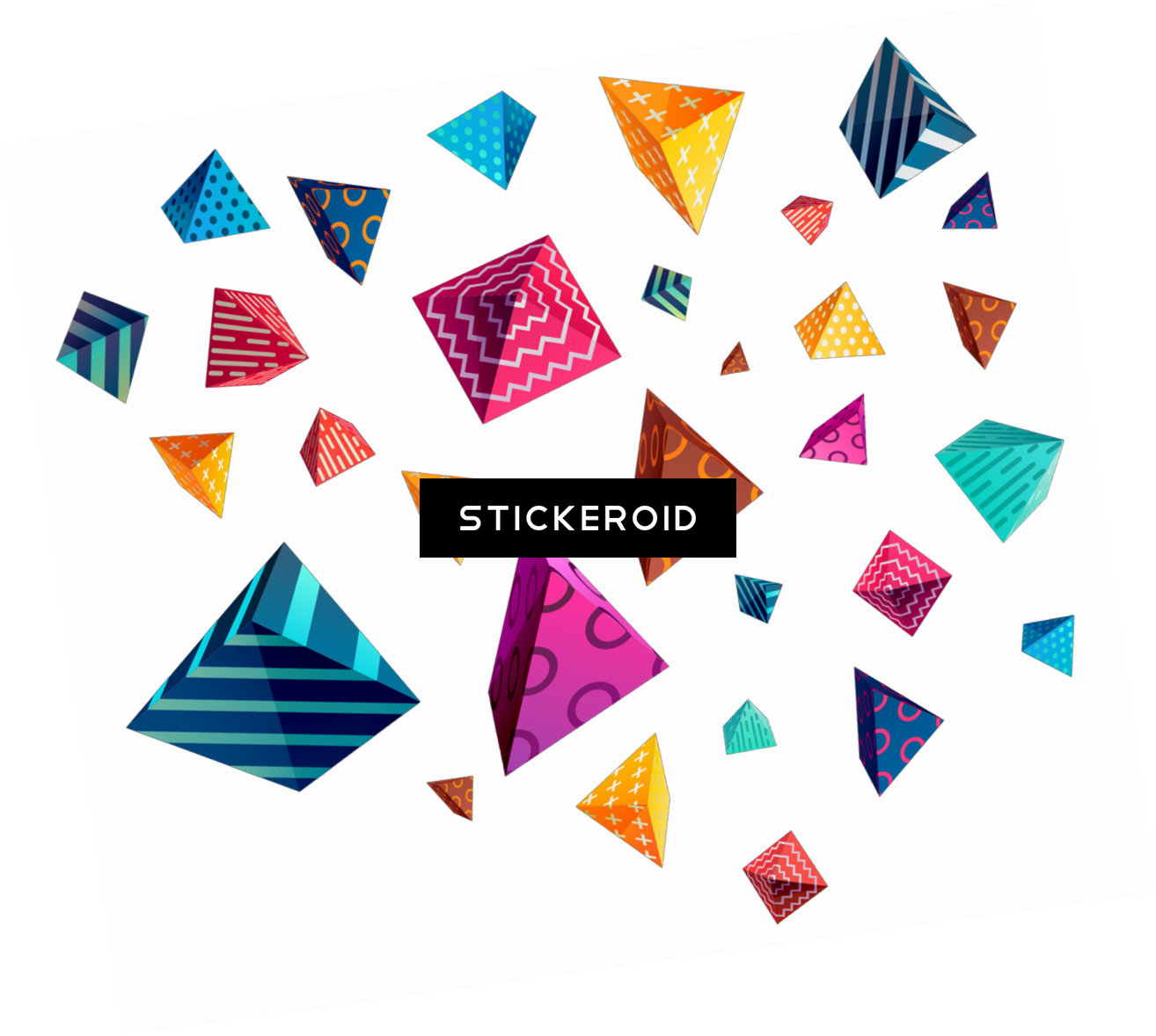 Download Shapes Abstract Overlay Pattern - Geometry PNG Image with No ...