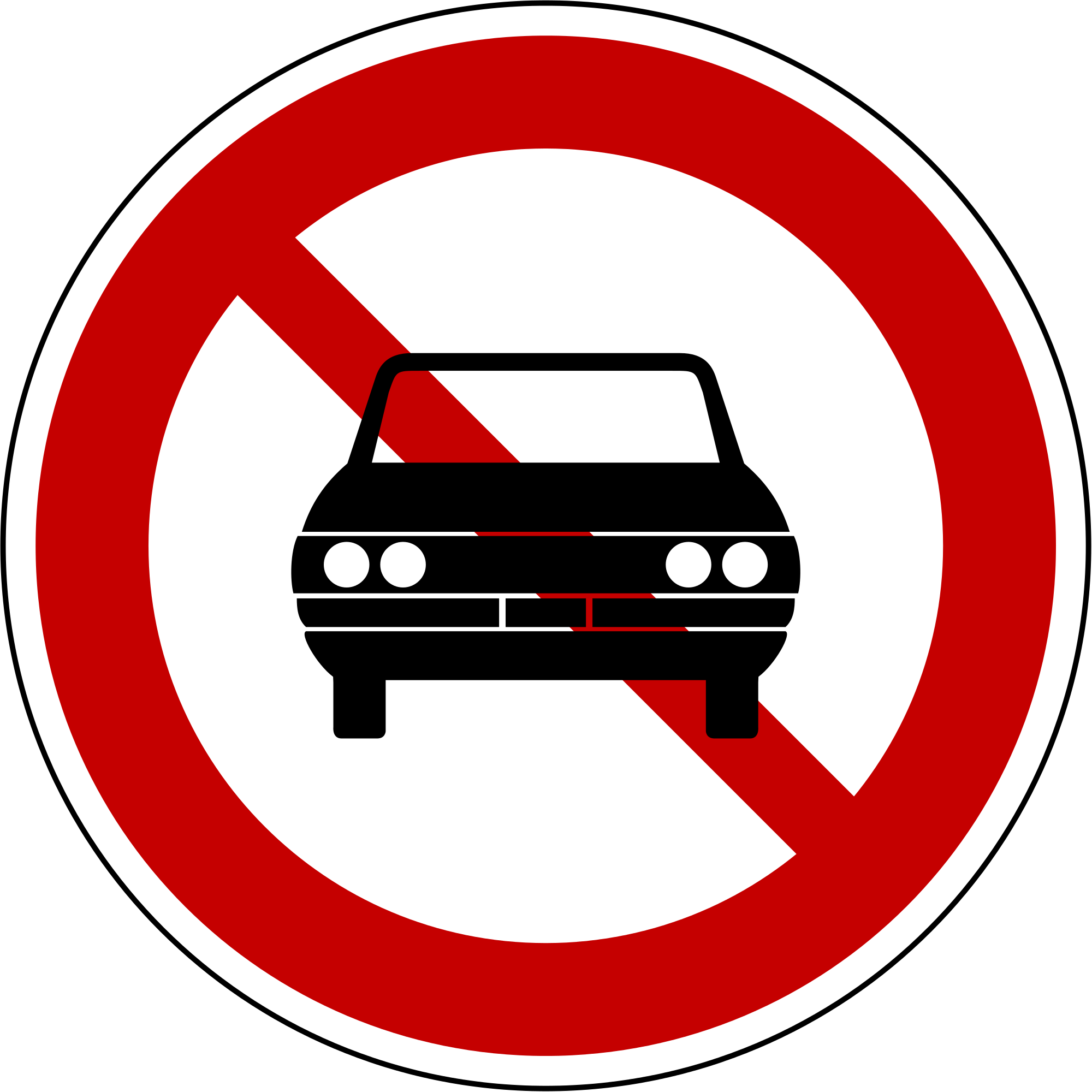 Open - Car Traffic Sign - Free Transparent PNG Download - PNGkey