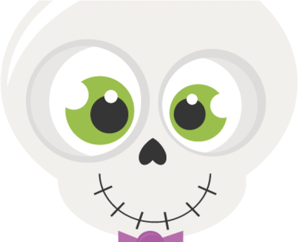 Download Cute Skeleton Face Clipart PNG Image with No Background ...