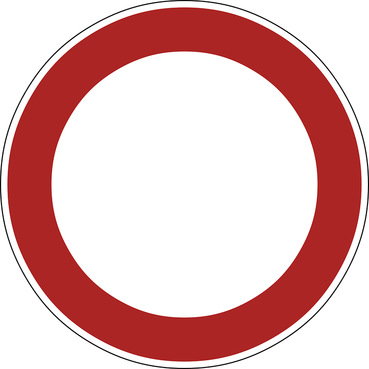 Sign, No Vehicles, Prohibited, Symbol, Forbidden, Cars - Vintage - Free ...