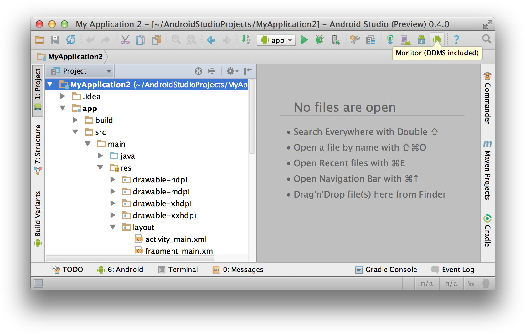Ide Window Showing Monitor Button - Android Studio Devices Tab - Free ...