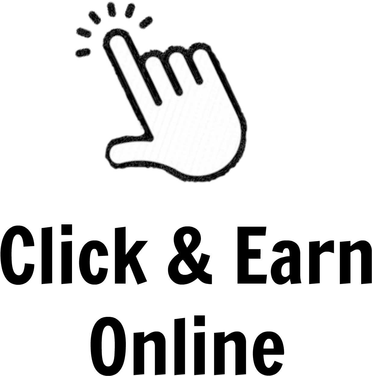 Download Click And Earn Online Wordpress Logo - Click And Earn PNG ...