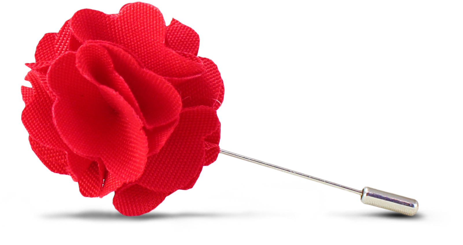 Download Red Solid Lapel Flower - Red PNG Image with No Background ...