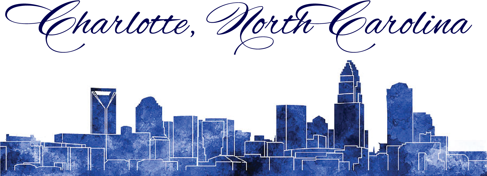 Clip Art Royalty Free Stock Charlotte Skyline Clipart - Charlotte ...