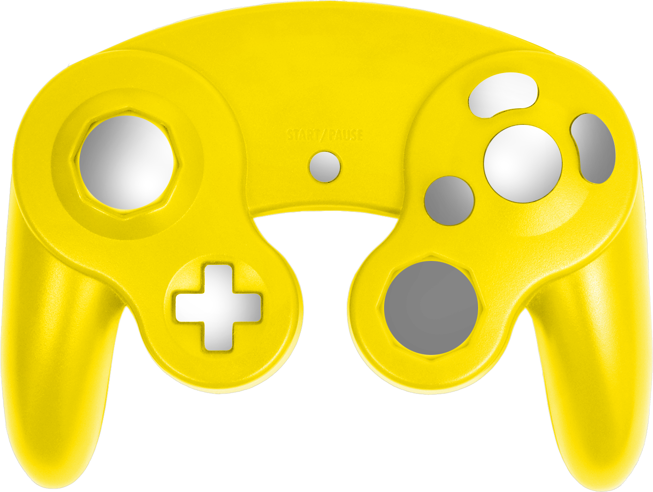 Download Yellow Gamecube Shell - Game Controller PNG Image with No ...