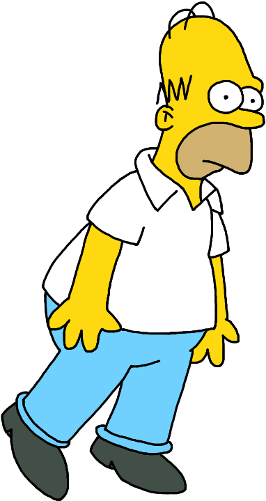 1987 Homer Simpson - The Simpsons - Free Transparent PNG Download - PNGkey