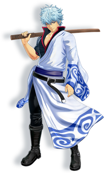 Download Gintoki Is Characterized By His Attacks Of High Range ...
