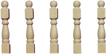 Download 2 7/8 Inch Turnpost - Baluster PNG Image with No Background ...