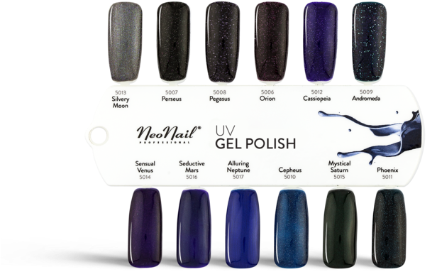 Download Uv Gel Polish Colour Chart - Neonail Lady Ferrari PNG Image ...