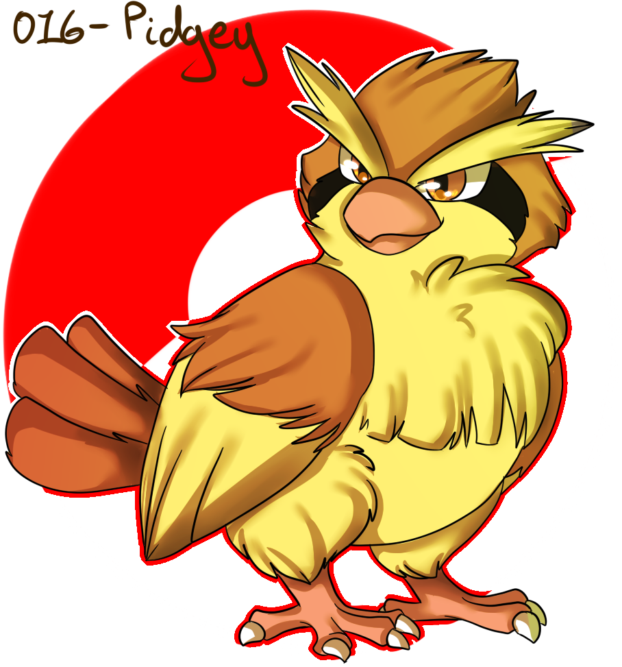 016- Pidgey - Cartoon - Free Transparent PNG Download - PNGkey