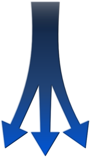 Three Arrows Into One - Free Transparent PNG Download - PNGkey