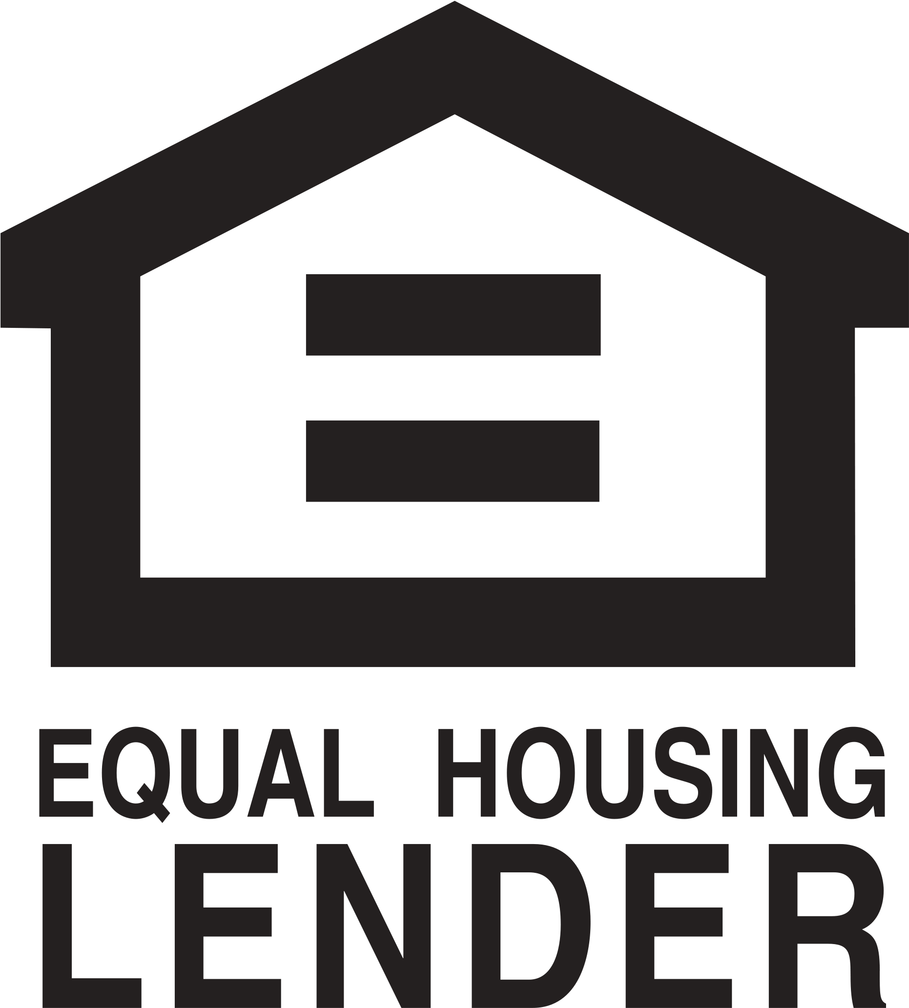 Equal Housing Lender Black Bbb - Equal Lender Logo Png - Free ...