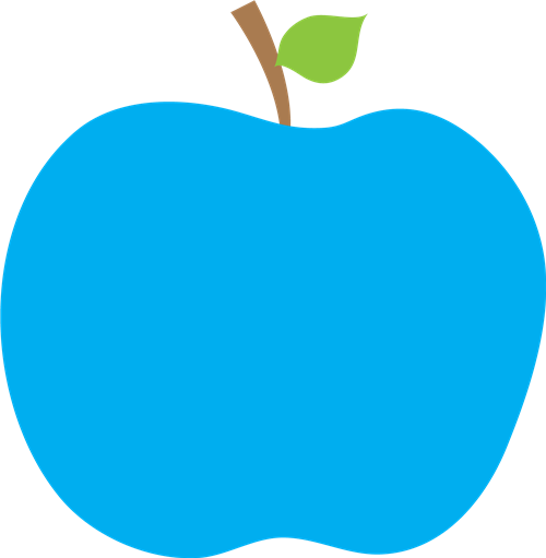 Collaborates With Classroom Teachers - Blue Apple Transparent - Free ...