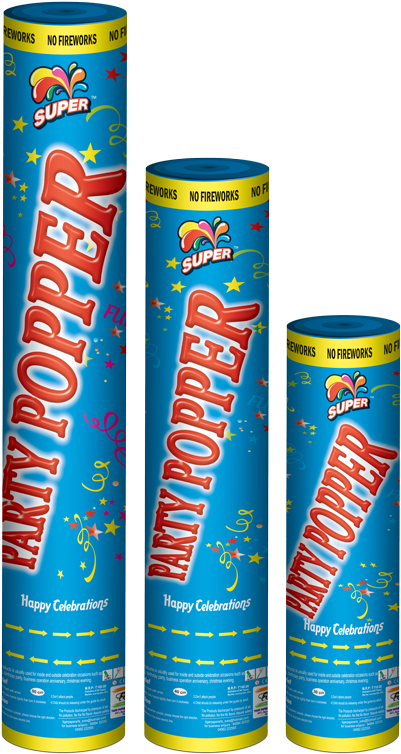 Download Blue Label Party Popper - Party Popper Red PNG Image with No ...