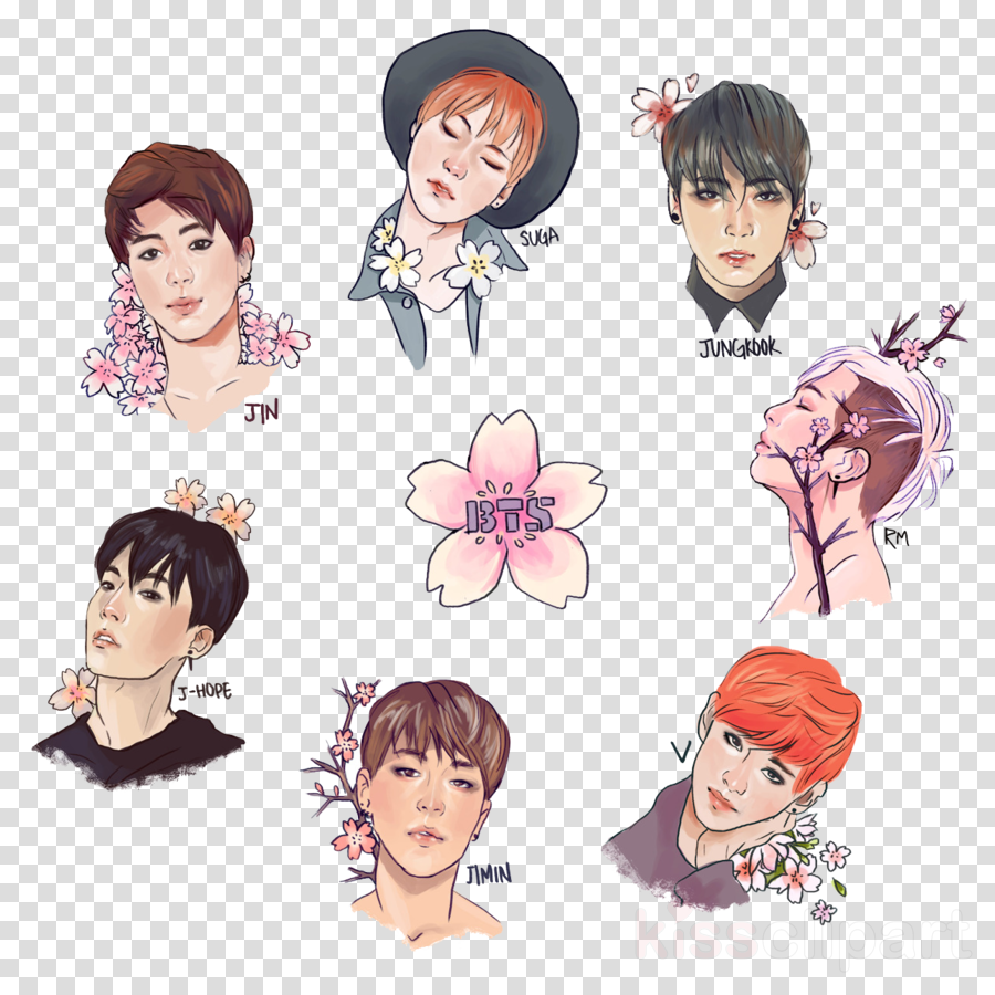 Bts Drawing Clipart Bts Drawing Fan Art Galaxy Pastel Background
