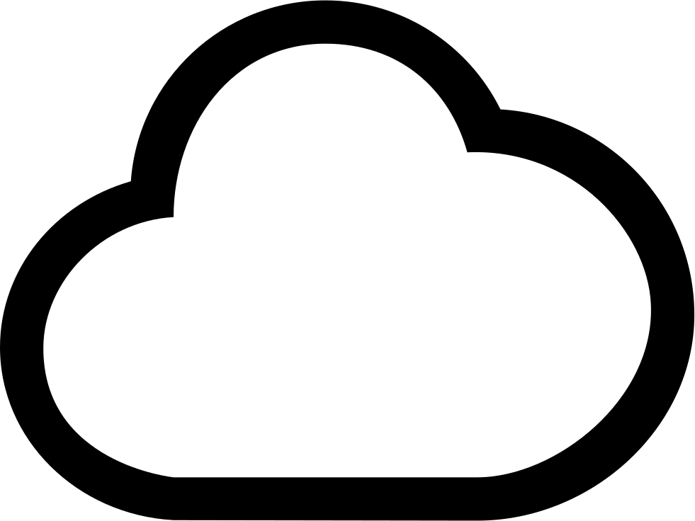 Download Cloud Outlined Shape - Amazon Cloud PNG Image with No ...