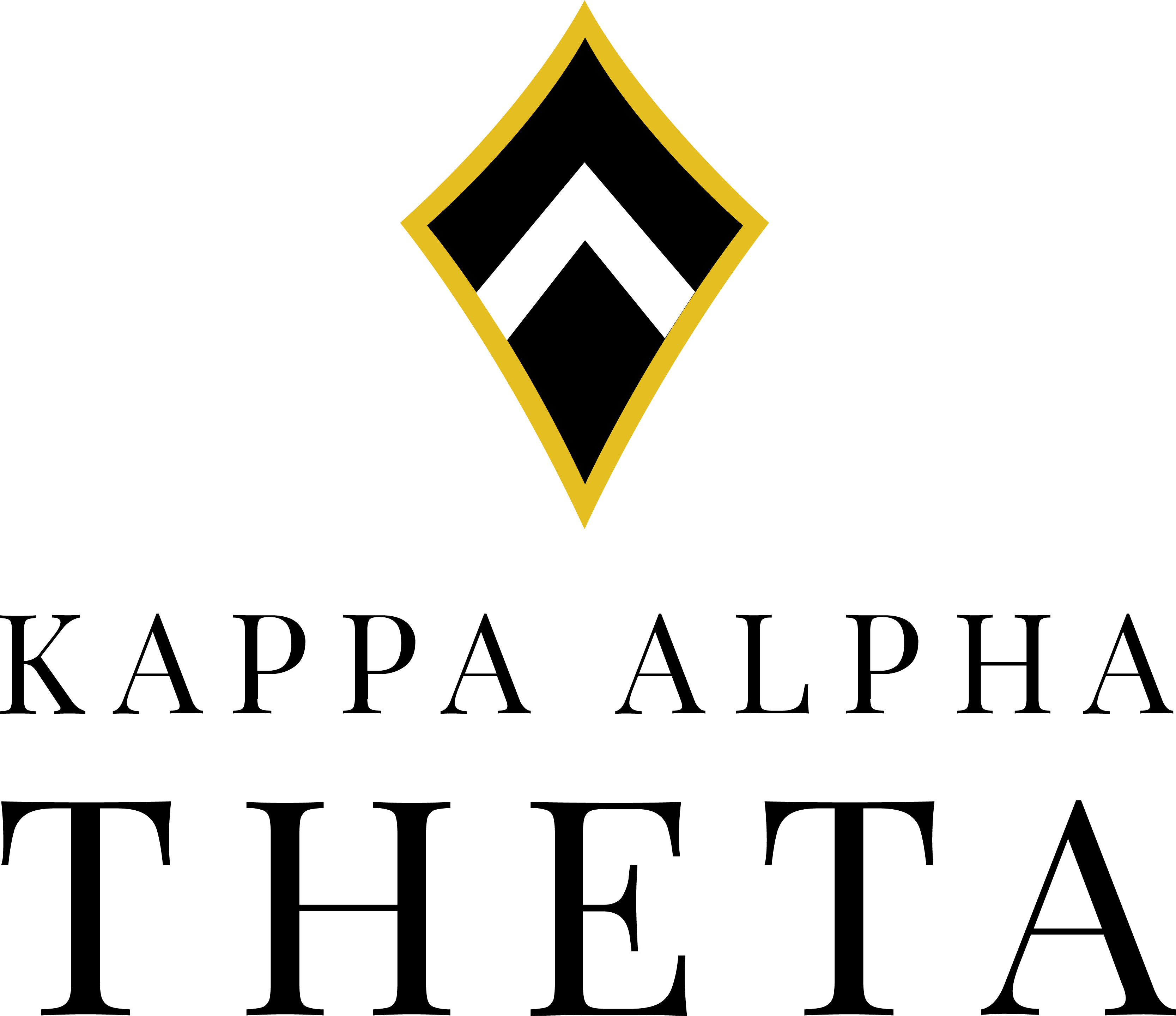 Kappa Alpha Theta Brand - Free Transparent PNG Download - PNGkey