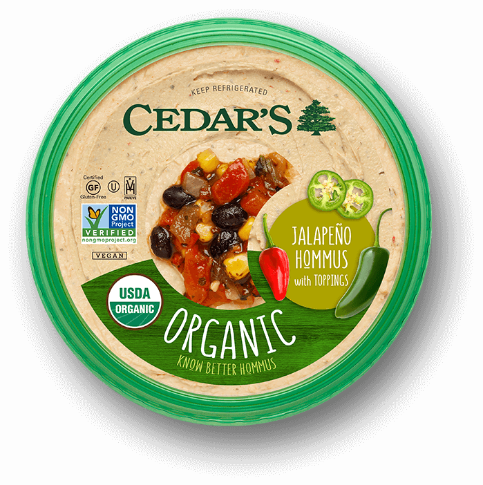 Download Organic Jalapeño - Cedars Spinach Dip - 12 Oz PNG Image with ...