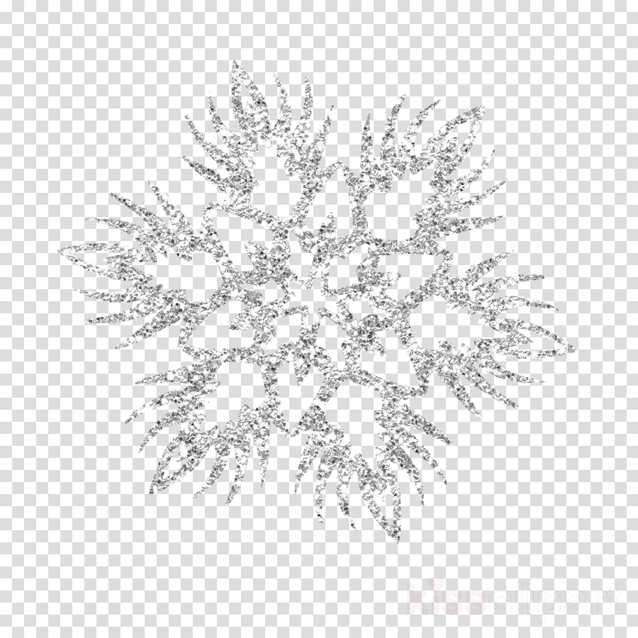 Silver Snowflakes Png Clipart Snowflake Crystal - Silver Transparent ...