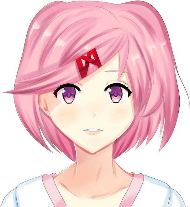 Download Doki Doki Literature Club By Kagedan - Cartoon PNG Image with ...