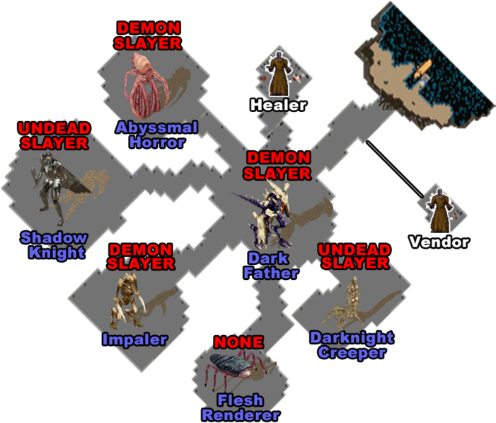 Download Gauntlet Room Bosses Click To Enlarge - Doom Demon Slayer PNG ...
