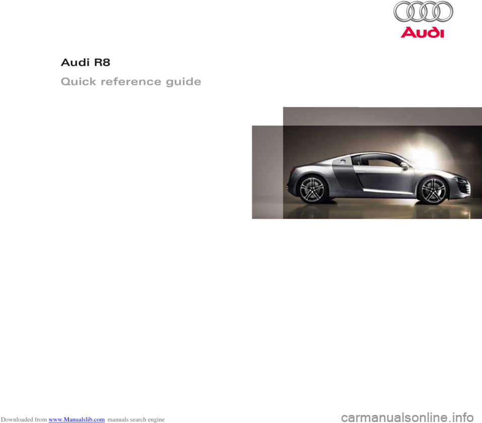 Download Audi R8 PNG Image with No Background - PNGkey.com