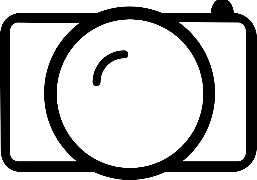 Photo Camera Outlined Symbol Comments - Camera - Free Transparent PNG ...
