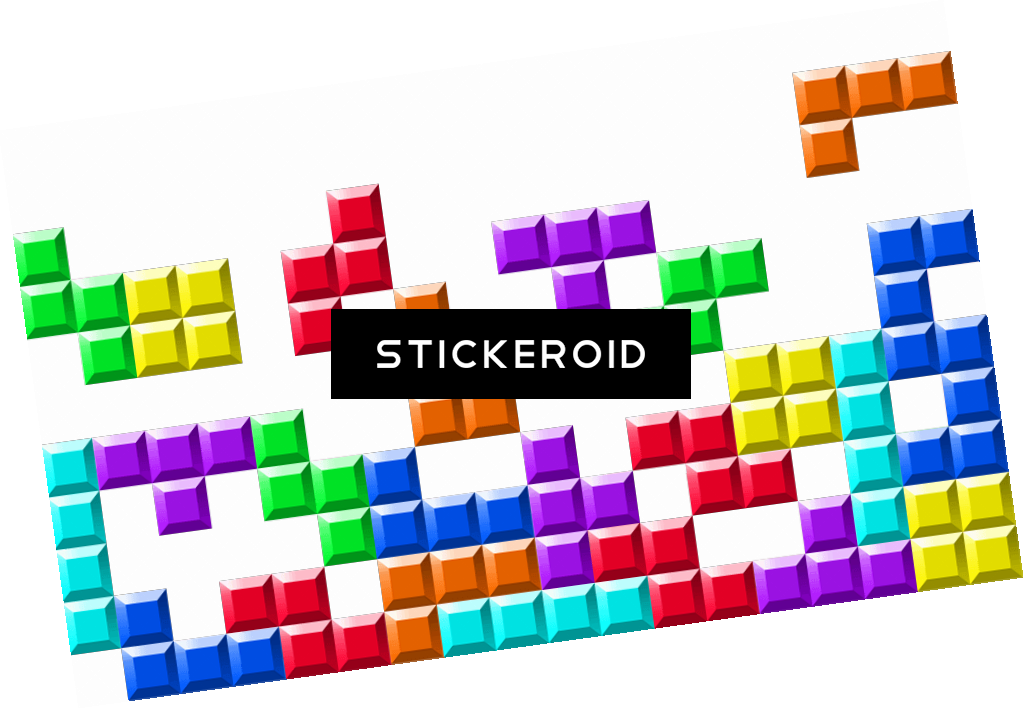 Tetris Blocks Wall - Tetris - Free Transparent PNG Download - PNGkey