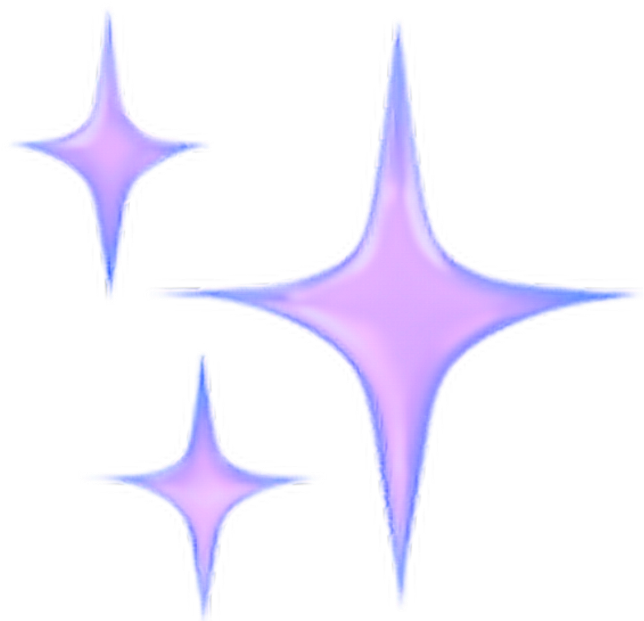 Purple Sparkle Emoji Tumblr Cute - Sticker - Free Transparent PNG ...