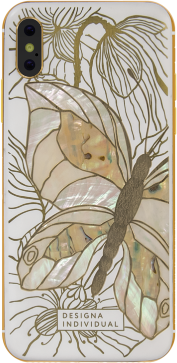 Download Designa Individual Luxury Phone Butterfly - Mobile Phone PNG ...