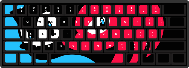 Wasd Keyboards And Knuckles - Computer Keyboard - Free Transparent PNG ...