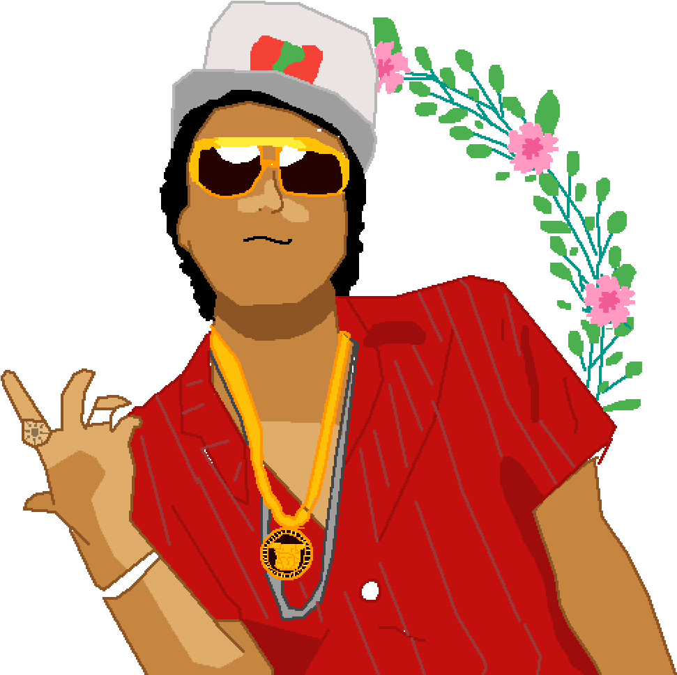 Download Lazy Bruno Mars Drawing - Bruno Mars Drawing PNG Image with No ...