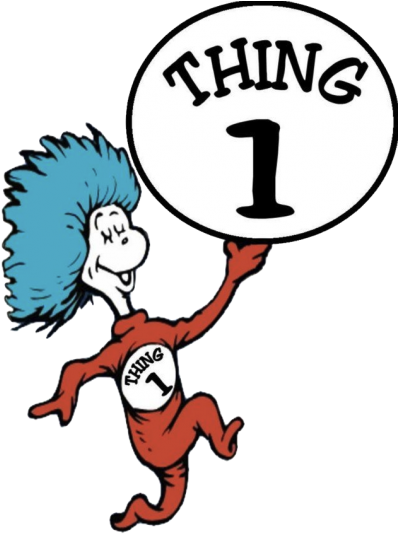 Download Thing 1 And Thing 2 Png - Thing 1 And Thing 2 Dr Seuss PNG ...