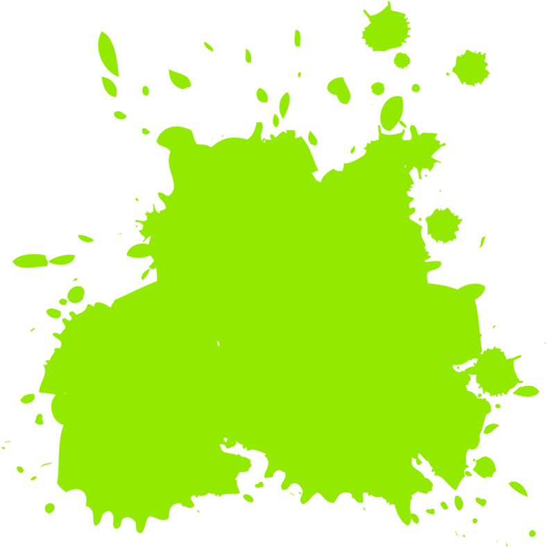 Green Splatter Png