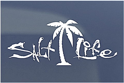 Download Stickers And Decals All - Salt Life Palm Tree Decal PNG Image ...