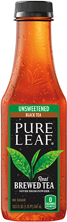 Download Unsweetened Black Tea - Pure Leaf 18.5 Oz PNG Image with No ...